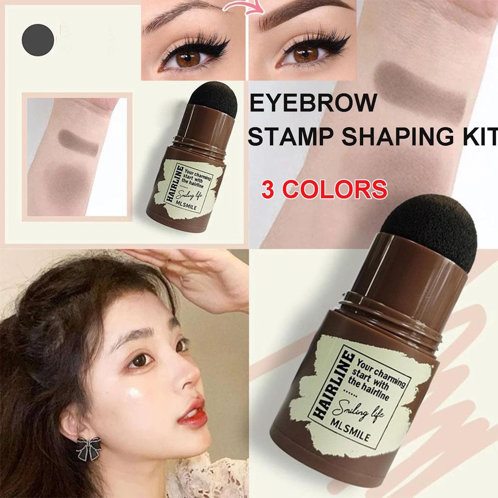 Buy Waterproof Hairline Shadow Powder Stick Brow Stamp Shaping Kit ...
