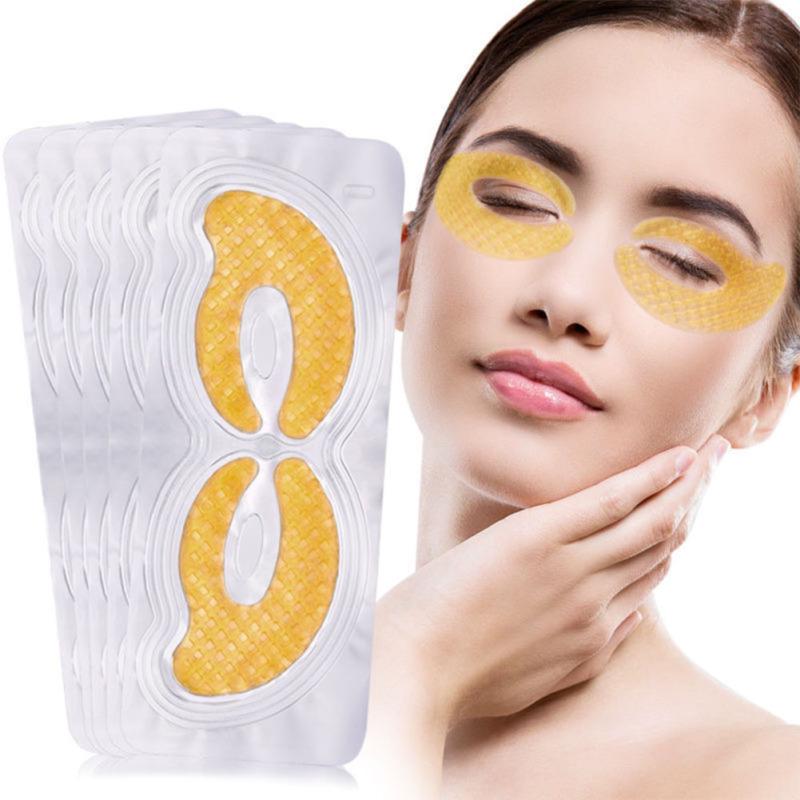 Buy 24K Gold Collagen Eye Mask Anti-ageing Dark Circles Wrinkle Removal ...