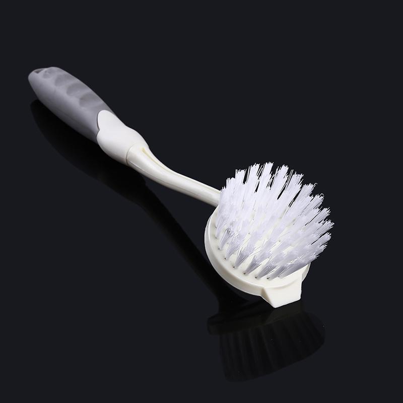 Buy Round Head Kitchen Cleaning Brush Long Handle Multifunction Pot Pan ...