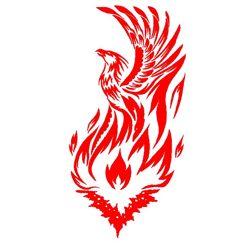 Paper, Party & Kids Red Phoenix Sticker Scrapbooking etna.com.pe