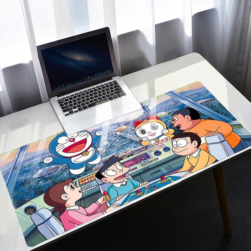 Buy Mouse pad Doraemon Anime Gaming Accessories Large Mousepad Gamer ...