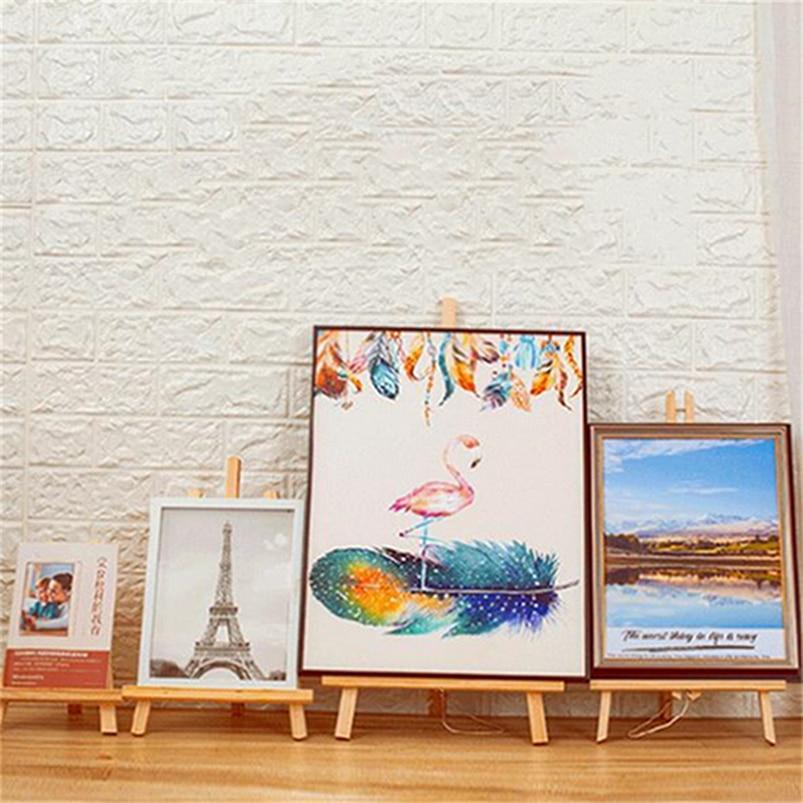 Buy For Artist Wooden Table Easel Shelf Wood Easels Stand For Party 1Pc ...