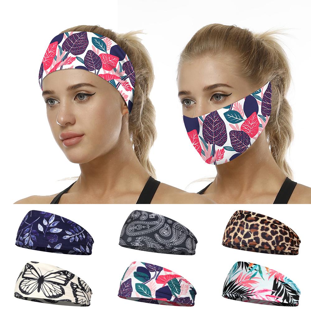 Buy Womens Wide Polyester Headband Elastic Wrap Hair Band Hairband ...