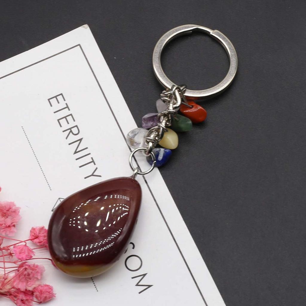 Cheap Personalized Gravel Stone Keychain Natural Stone Irregular ...