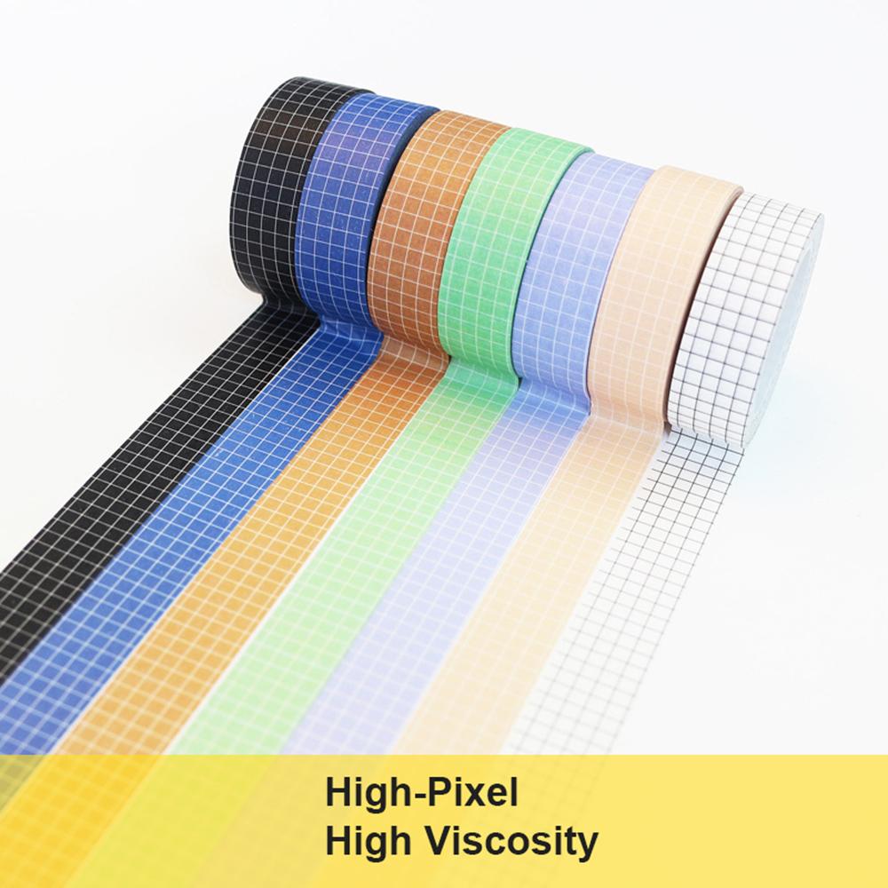 Buy Grid Washi Tapes Decorative Masking Tapes Adhesive Stickers ...
