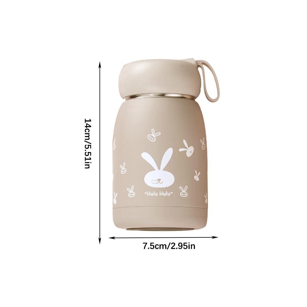 Satın alın 320ml Insulated Travel Bottle Safety Stainless Vacuum Cup Large-Capacity Water Mug ...