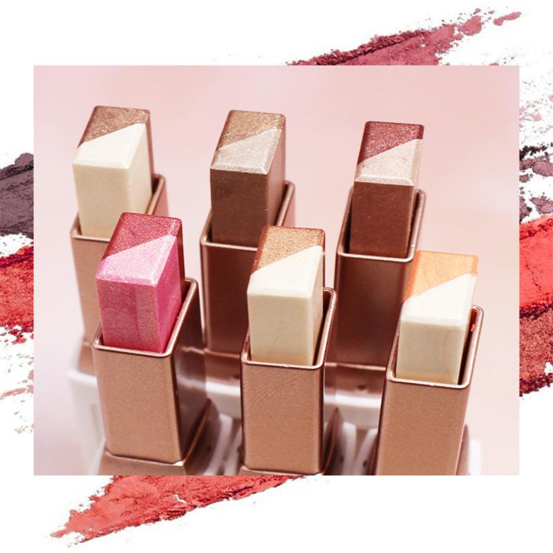 Buy Velvet Gradient Lazy Two-tone Eyeshadow Stick Pearlescent Earth ...