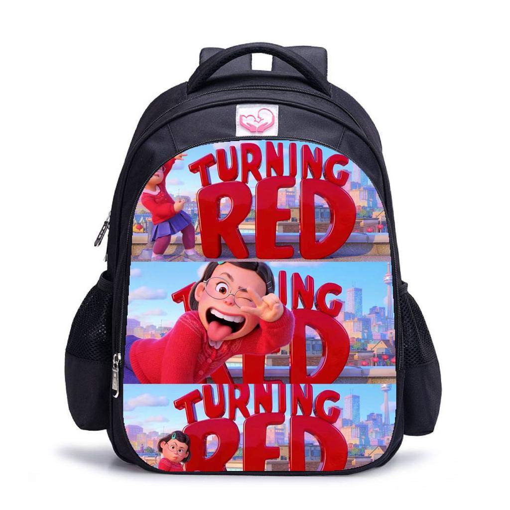 Buy Turning Red Backpack Kids Kindergarten Student School Bag Travel ...