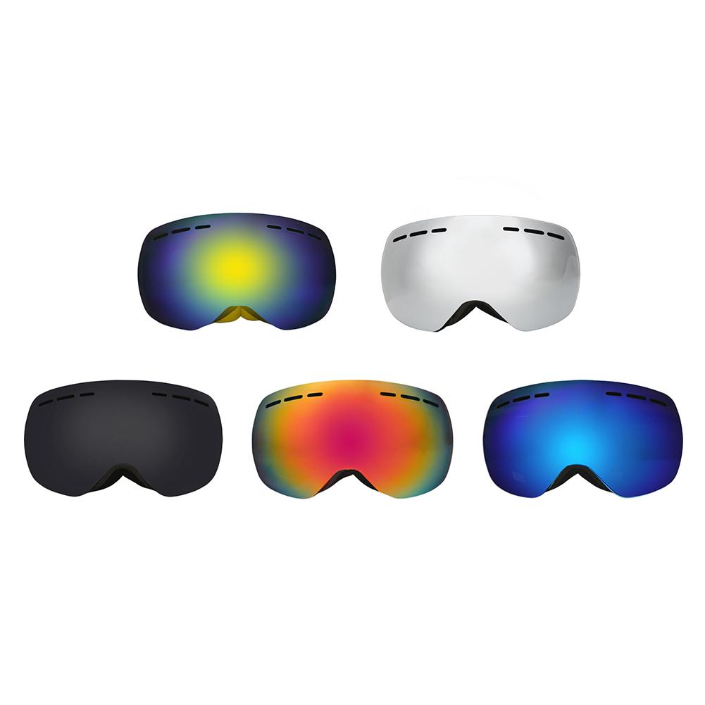 Buy Frameless Ski Snowboard Outdoor Goggles Double Layer Full Mirror ...