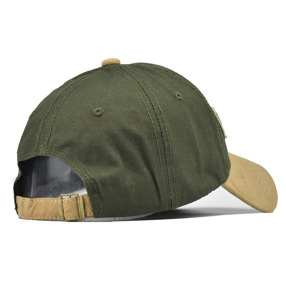 FS Trendy Army Green Patchwork Snapback Baseball Cap For Men Women ...
