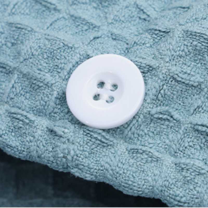 Buy Waffle Dry Hair Cap Wet Hair Quick-drying Towel Women Thickened ...