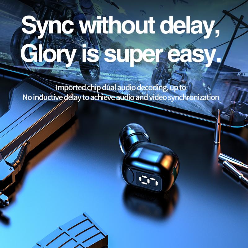 Buy TWS Wireless Headphone Invisible Bluetooth Earphone Mini Single in ...