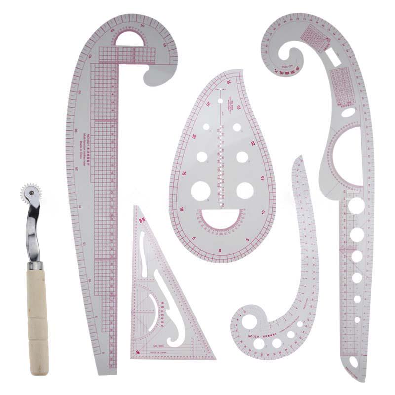 Buy DIY Clothing Rulers Sewing Patchwork Curve Rulers Drawing Cutting ...