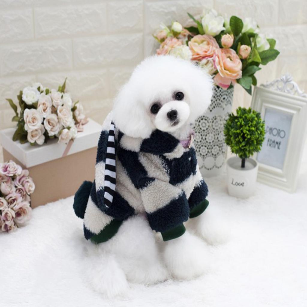 Buy Stuffed Pet Dog Jacket Puppy Cosplay Clothes Warm Sweater Coat S ...