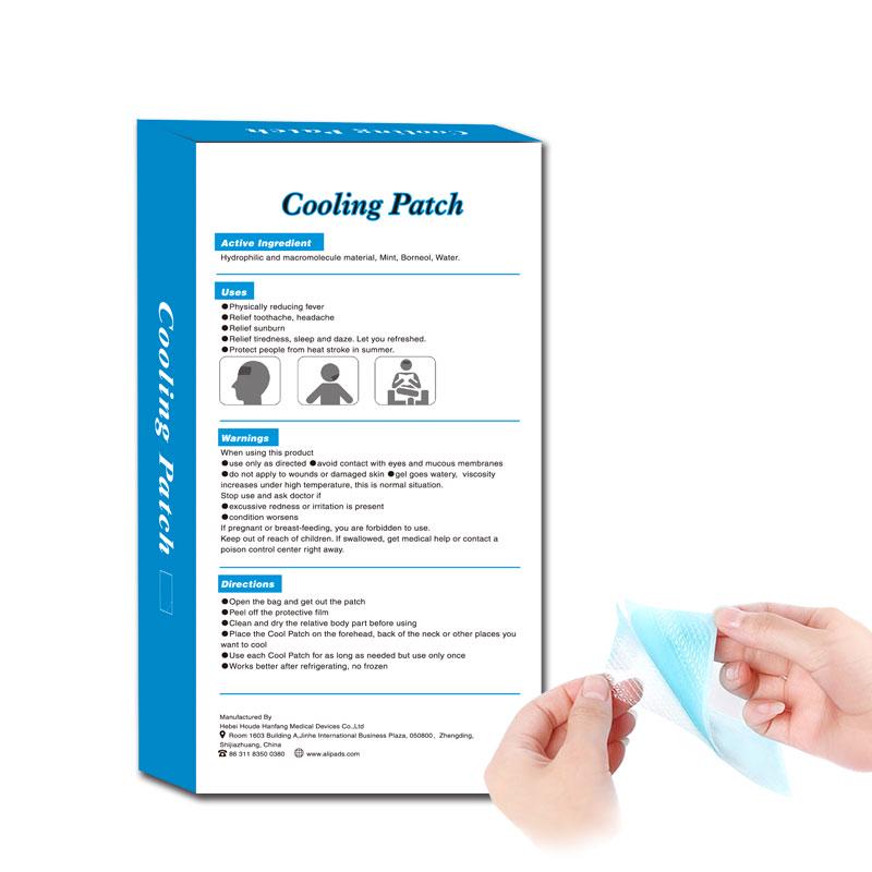 Buy Cooling Patch Fever Reducing Cooling Gel Plaster Forehead Cooling ...