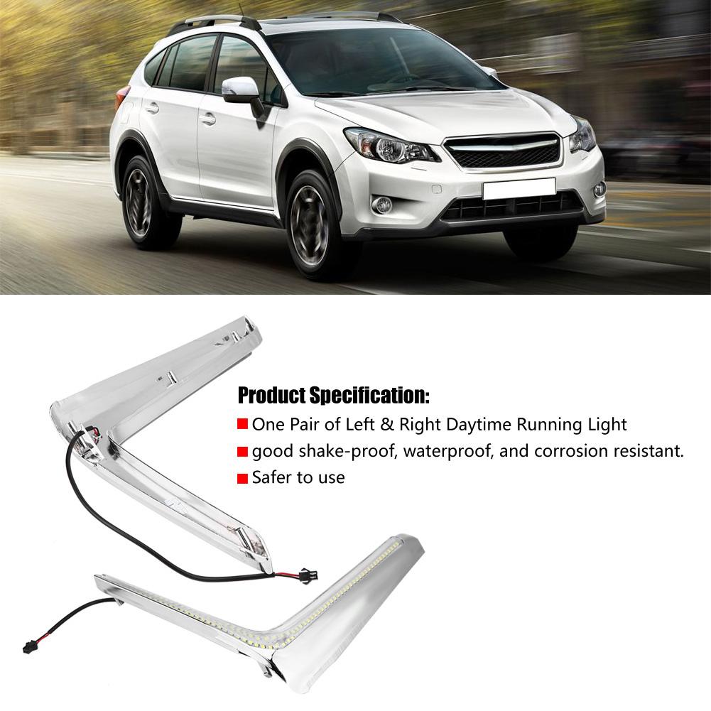Buy 1 Pair Waterproof Car Daytime Running Light 2-Color DRL LED ...