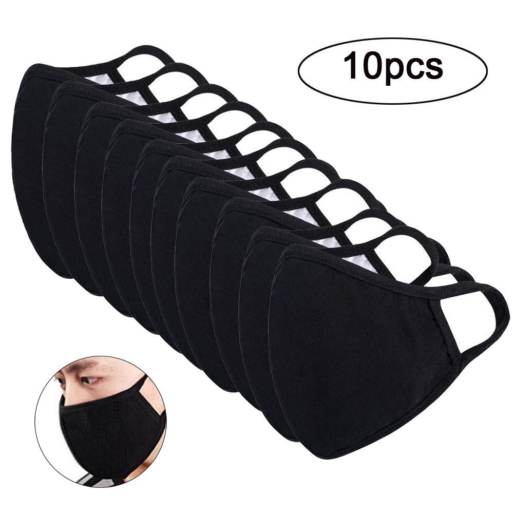 10PC Anti-dust Reusable Cotton Mouth Face Masks Mouth Cover for Man and ...