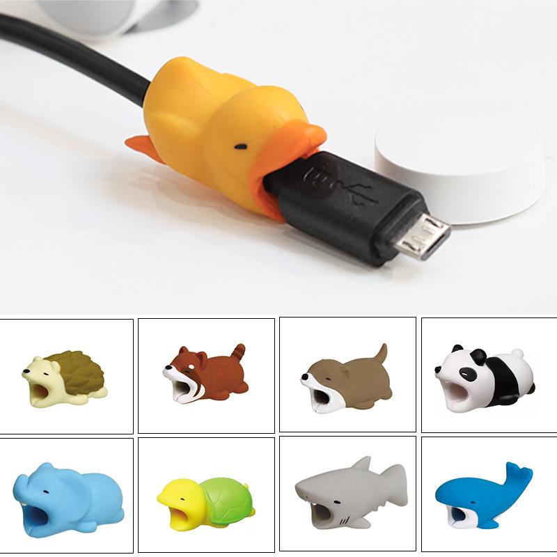 Buy Cute Animal Charging Line Protector Data Line Protector Line Head ...