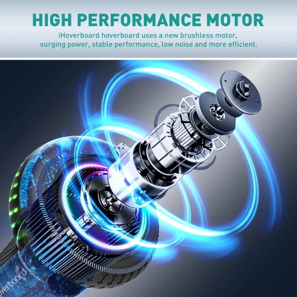 Buy Hoverboard Ihoverbord H1 2 Wheels Hoverboards with Led Lights ...