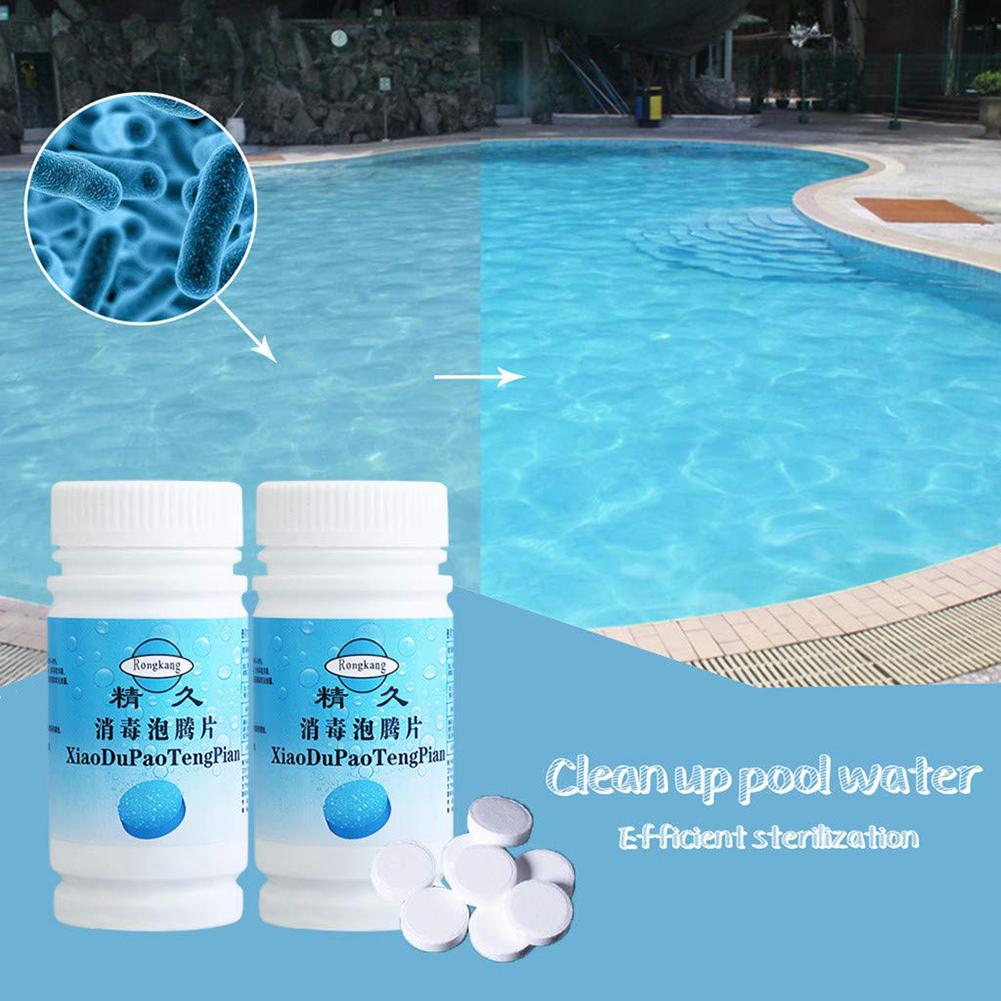 Buy 100Pcs/Bottle Powerful Disinfectant Cleaner Swimming Pool at ...