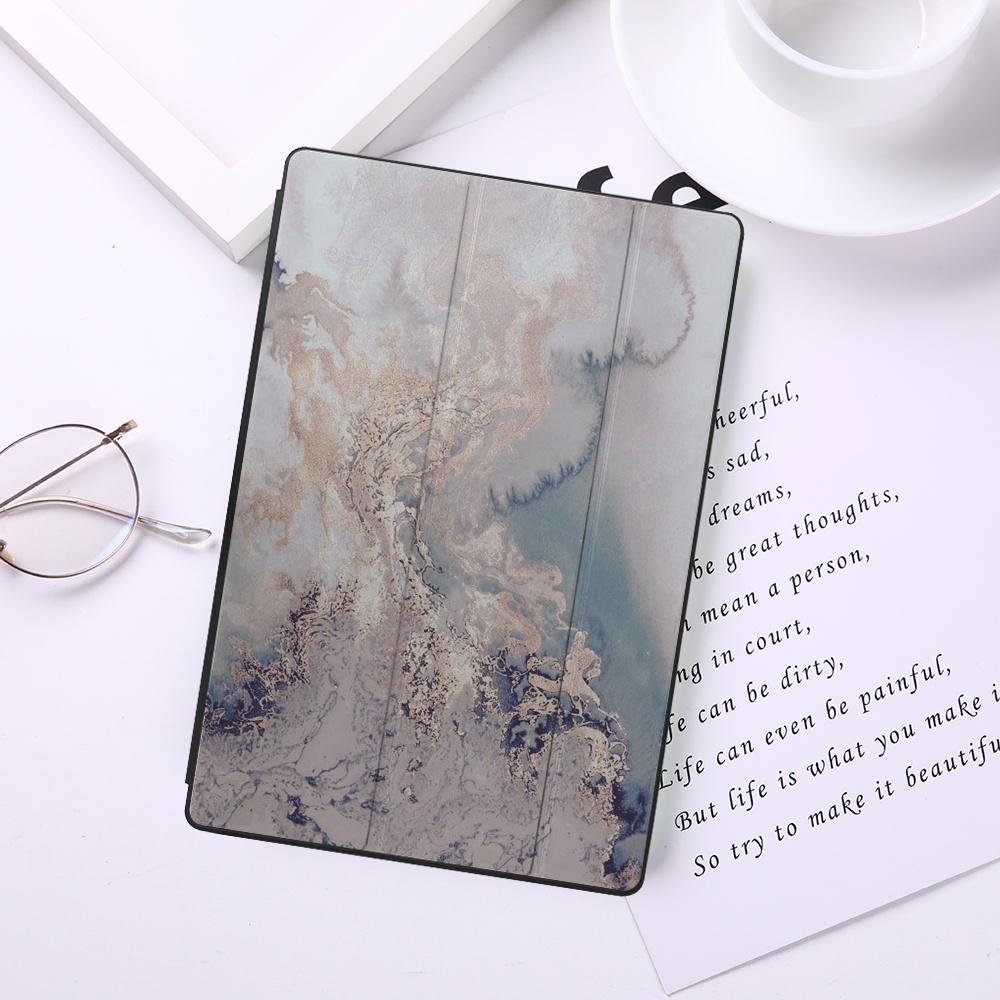 Buy Marble series ipad cases Silicon Fold ipad cover Fold Tablet Case ...