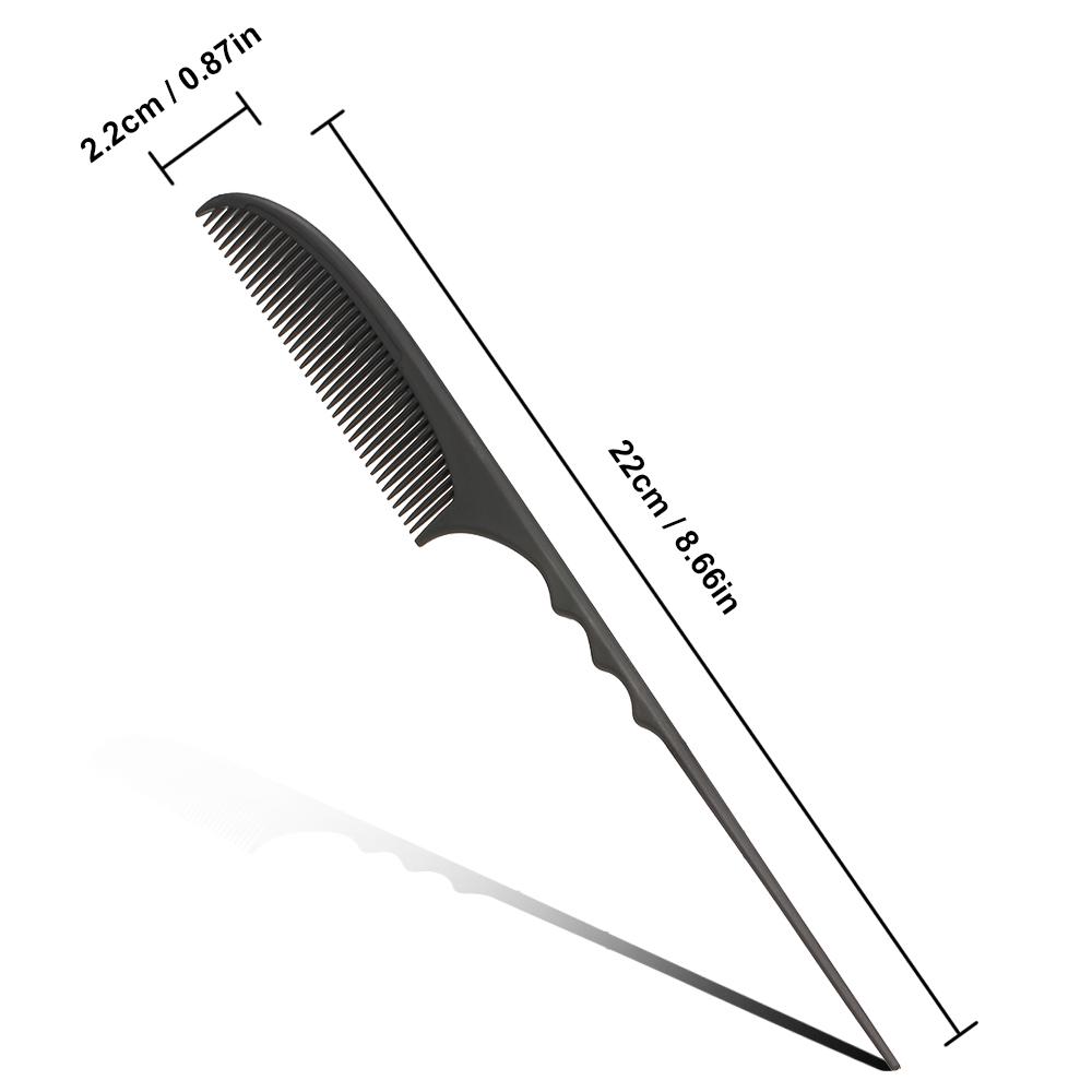 Buy Professional 8.8 Inch Tail Comb Anti-Static Teasing Comb Hair ...