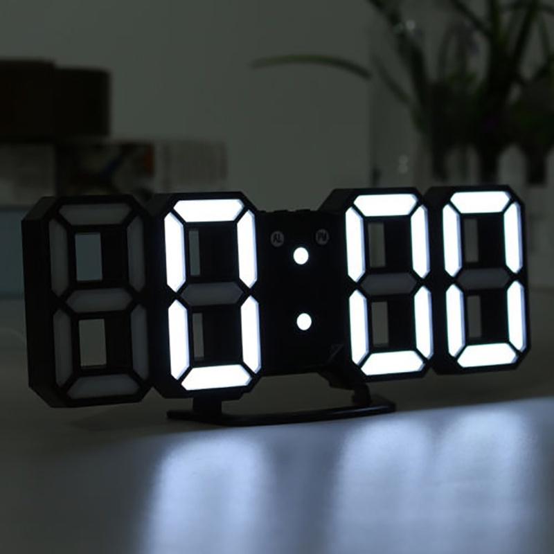 Buy Modern Digital LED Table Desk Night Wall Clock Alarm Watch 24 or 12 ...