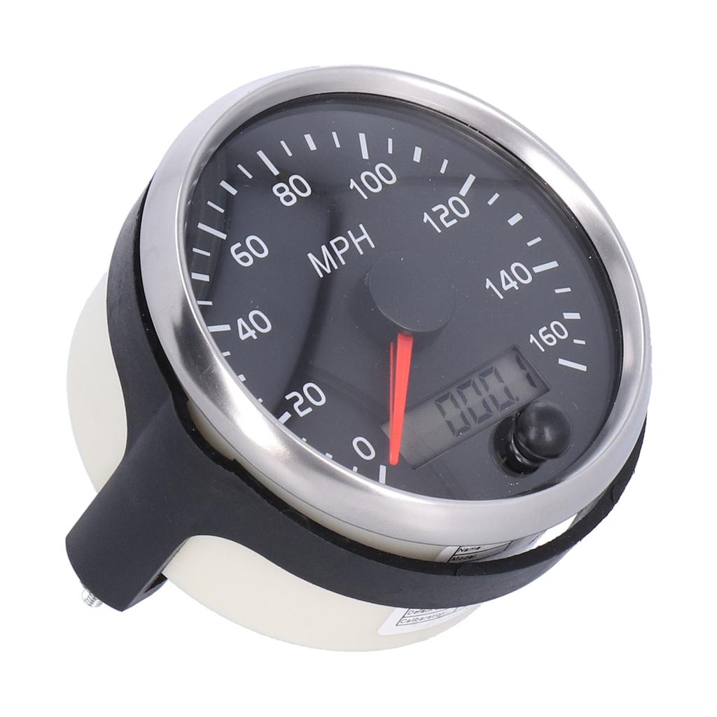 Buy 3.3in 12V/24V Speedometer 160MPH Speed Gauge LCD with White/Amber ...
