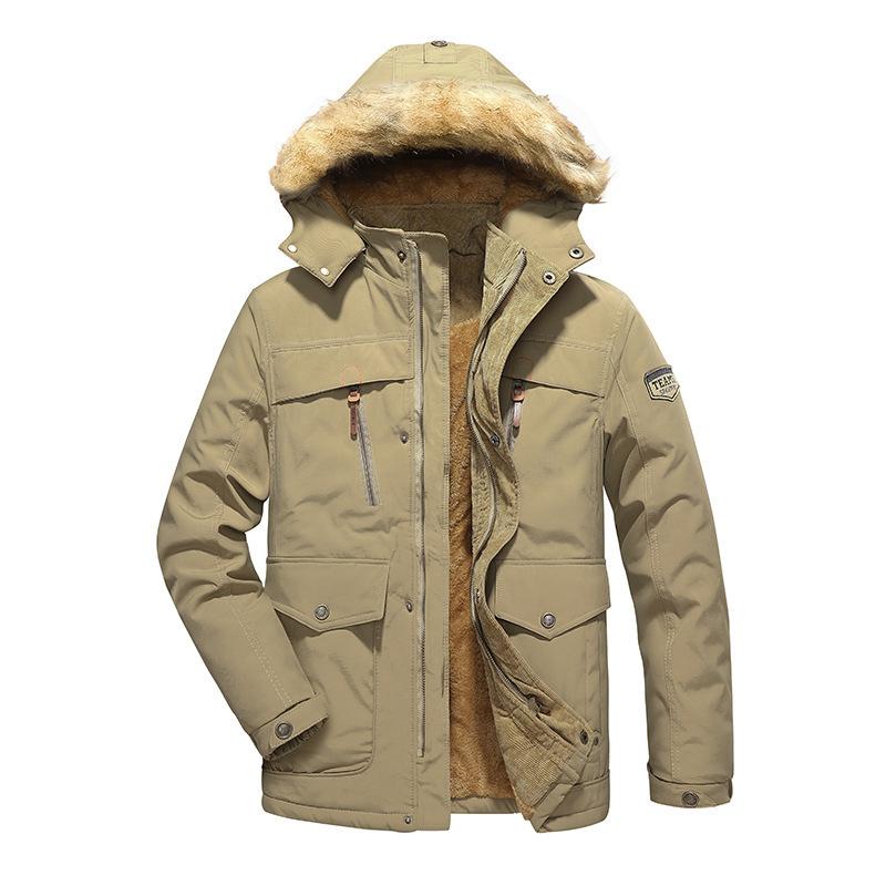 Buy Winter Mid -Length Thick Men 'S Cotton Jacket at affordable prices ...