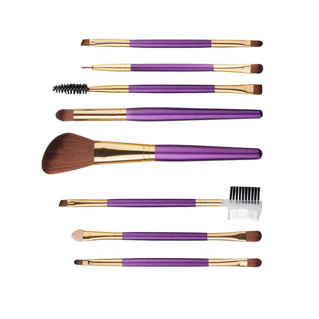 Buy 8pcs Powder Foundation DoubleEnd Eyebrow Eyeliner Blush Makeup ...