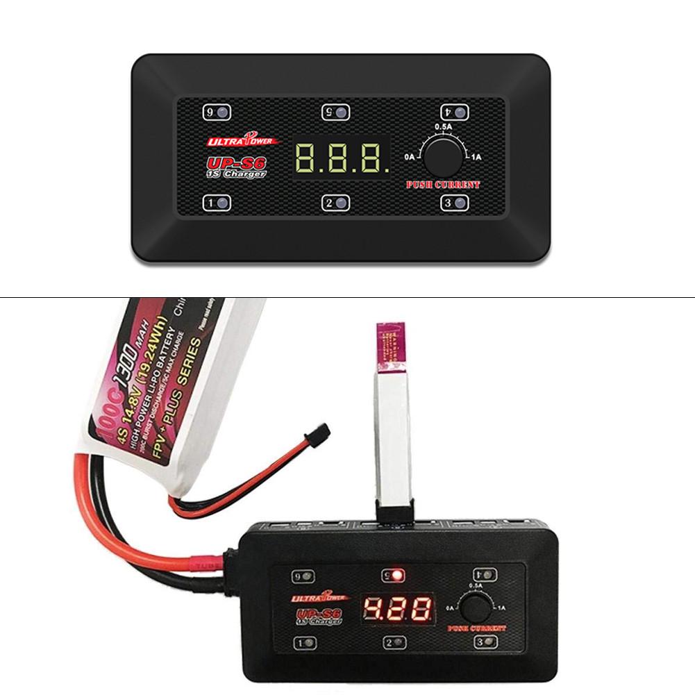 Buy UP-S6 3.7V 1S Lipo LiHv Battery 6CH Fast Charger w/MICRO MX mCPX ...