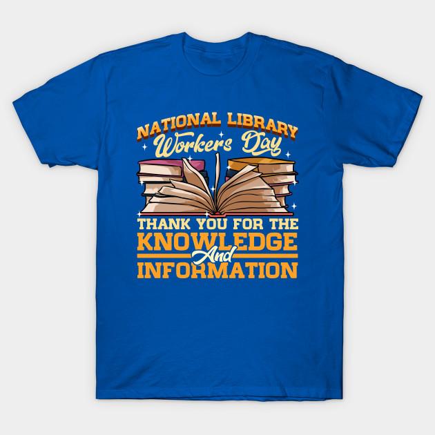 Cheap National Library Workers Day Gift Art Women T-Shirts Cotton Short ...