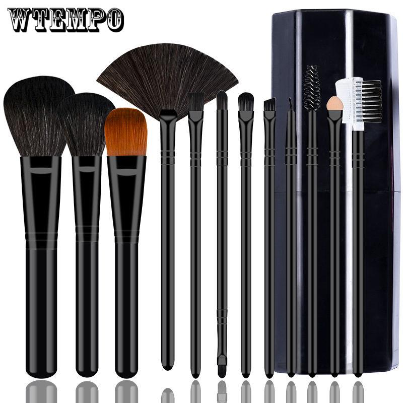 Buy 12 Pcs Professional Makeup Brush Set Full Function Foundation Eye ...