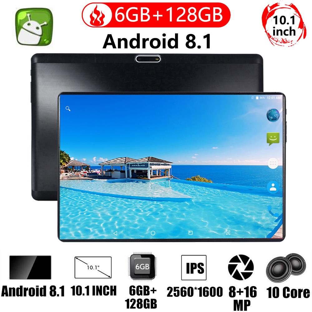 Compre Novo Tablet 10 Core RAM 6GB ROM 128GB Dual SIM Card Tablets PC ...