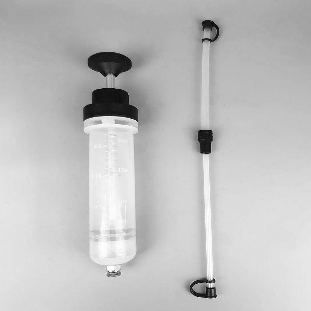Buy 200cc Car Oil Fluid Extractor Filling Syringe Bottle Manual Hand ...