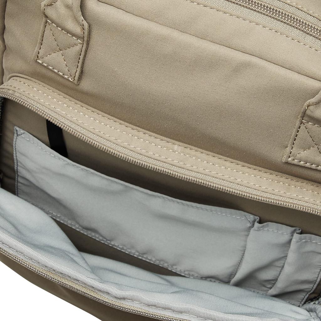 Buy Square Backpack A4 PC Storage 10 Pockets CINNAMON GTM0331 Gray ...