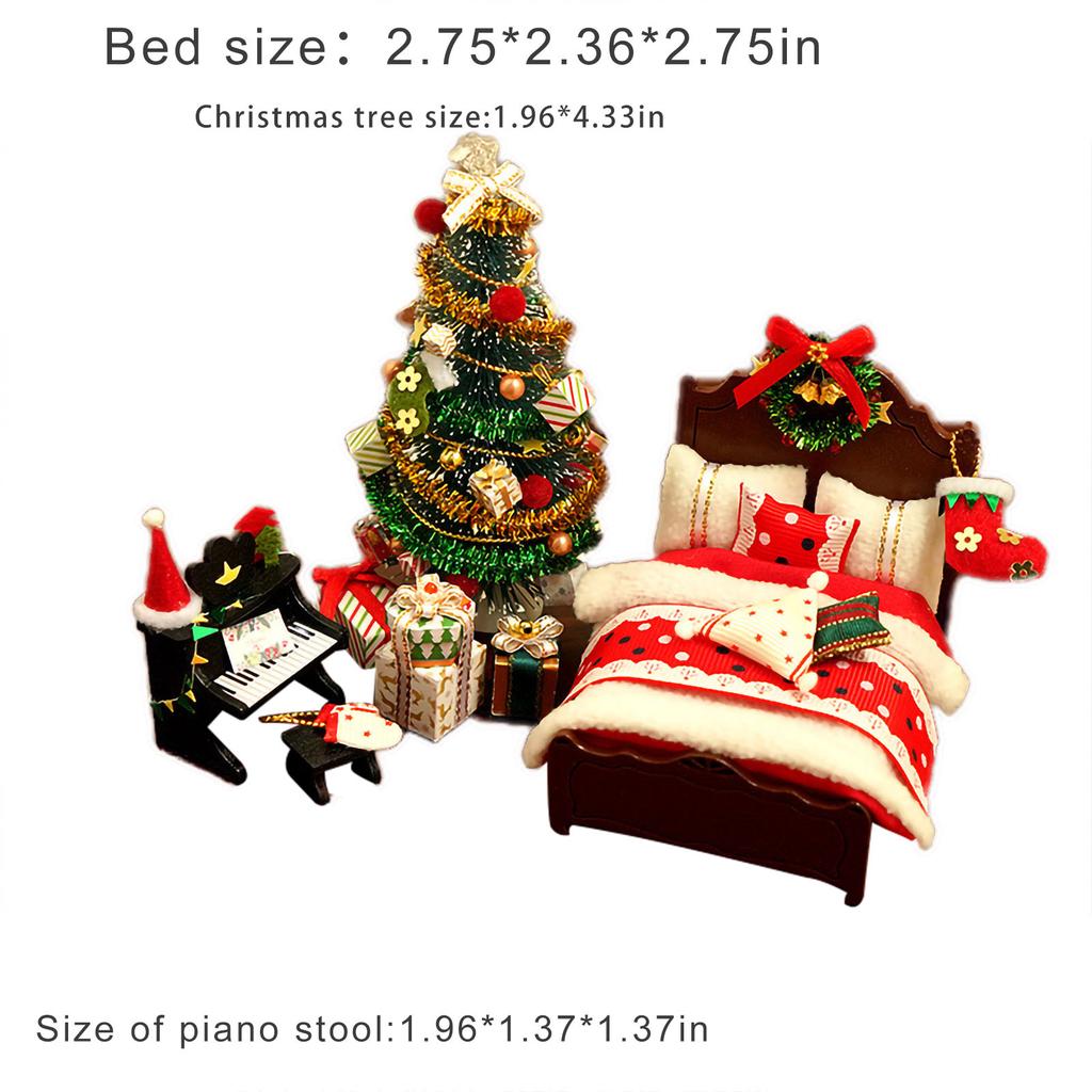 Cheap (Great home)Diy Hut Christmas Hut Wooden Handmade Gift Decoration ...