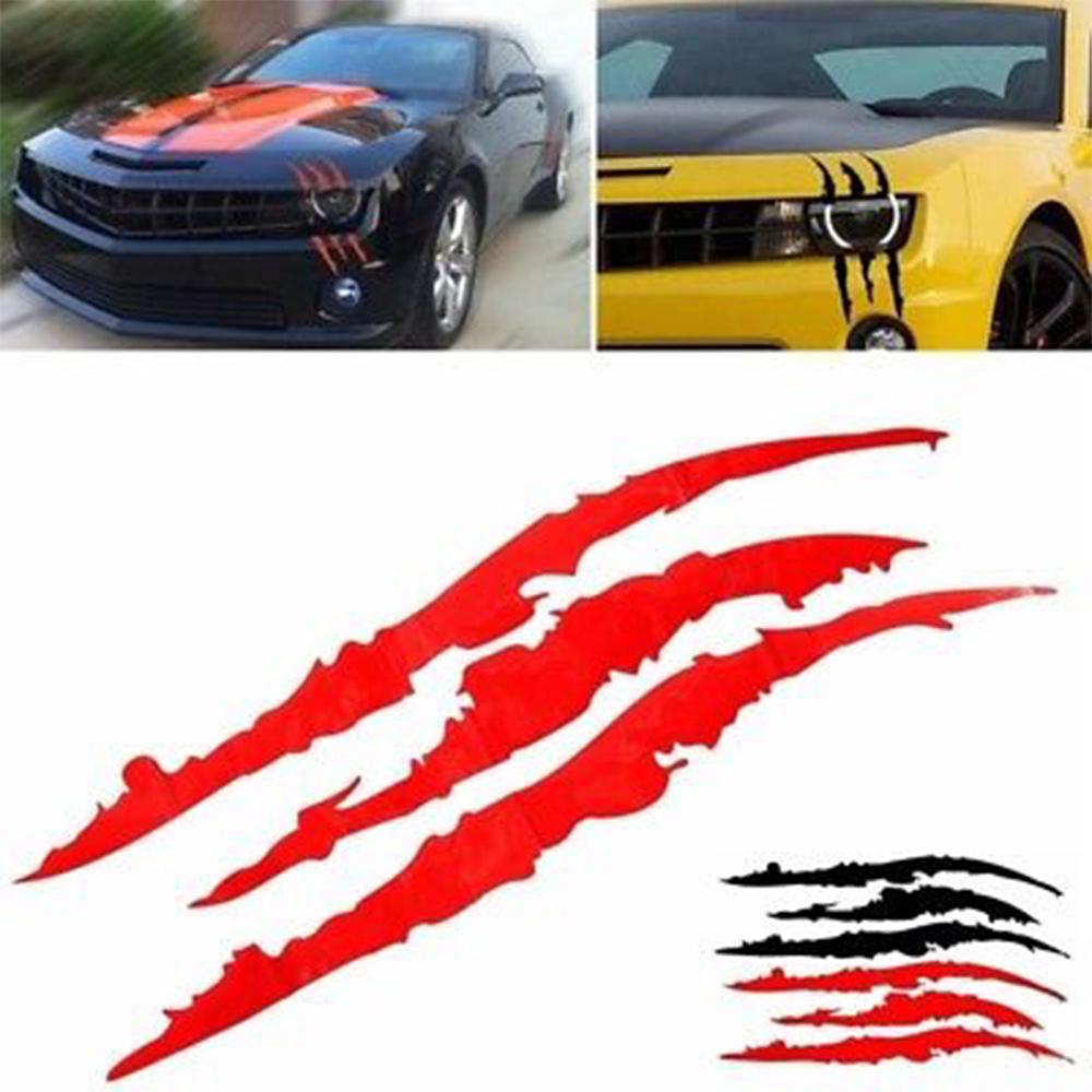 Car Sticker Ghost Claw Marks Car Headlight Eyebrow Sticker Car Sticker ...