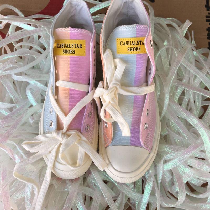 Buy Ultraviolet Color Changing Tide Shoes Female High-top Ulzzang ...