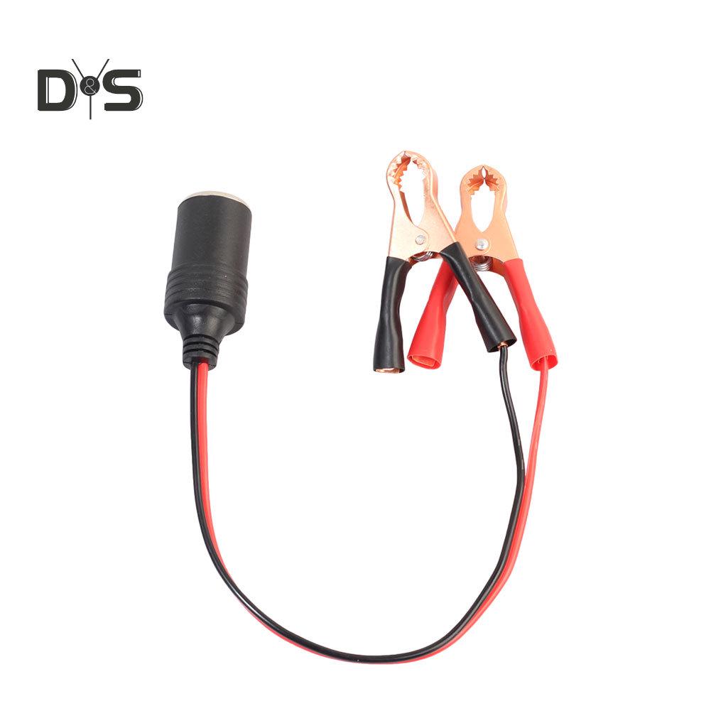 Buy DYS Auto Shop 12V Car Battery Clamp Alligator Clip Cable with ...