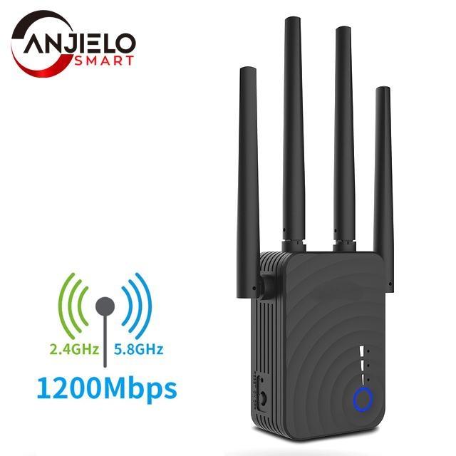 Kaufe 1200Mbps Dual Band Wireless WiFi Repeater 2.4G & 5.8G Long Range WiFi Verstärker Signal ...