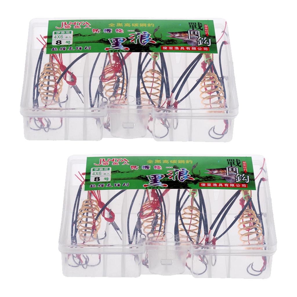8pcs Explosive Fishing Hook Multi Sharpened Hooks Tackle Strong Bait ...