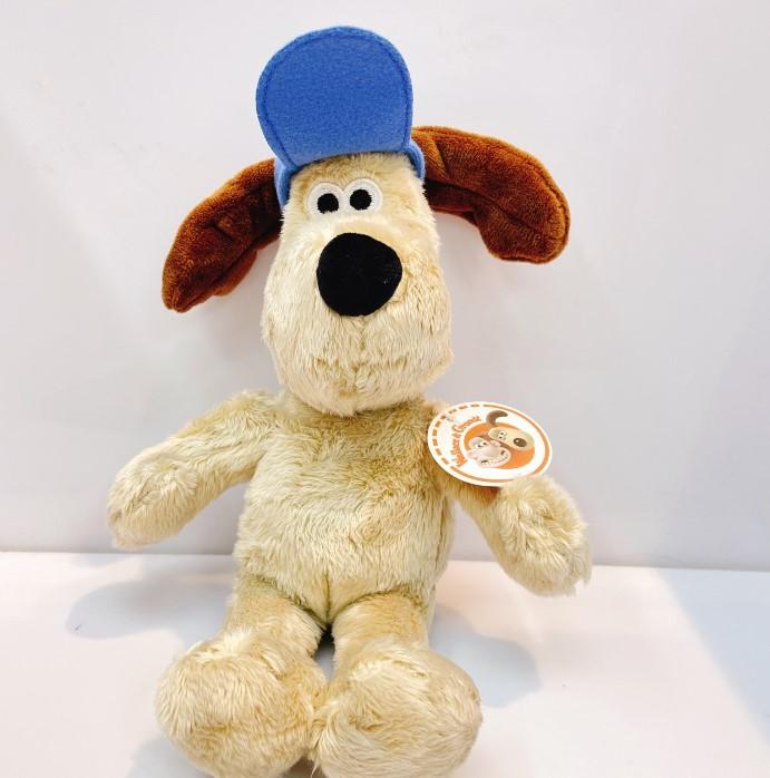 Buy British Dog Gromit Wallace & Gromit Blue Hat Plush Doll Toy at ...
