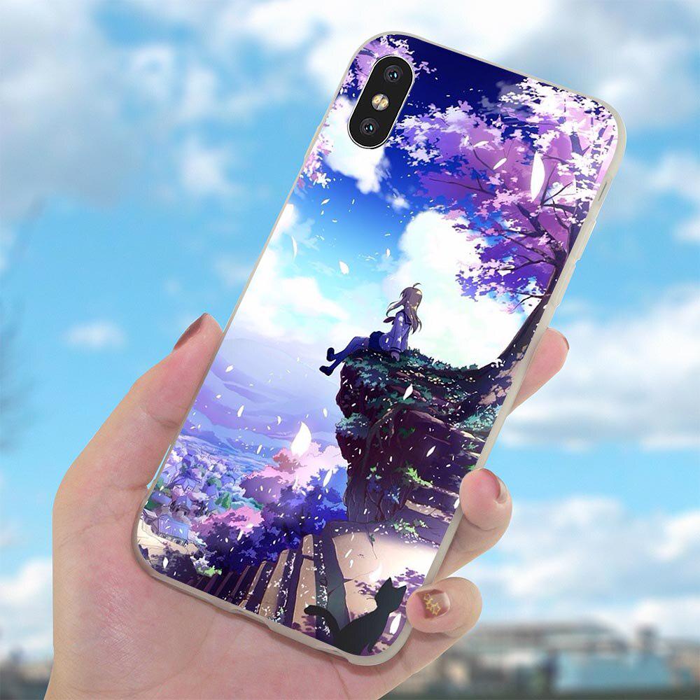 Buy Starry day anime Phone Cover for Huawei Y9 2019 Case iPhone Xiaomi ...