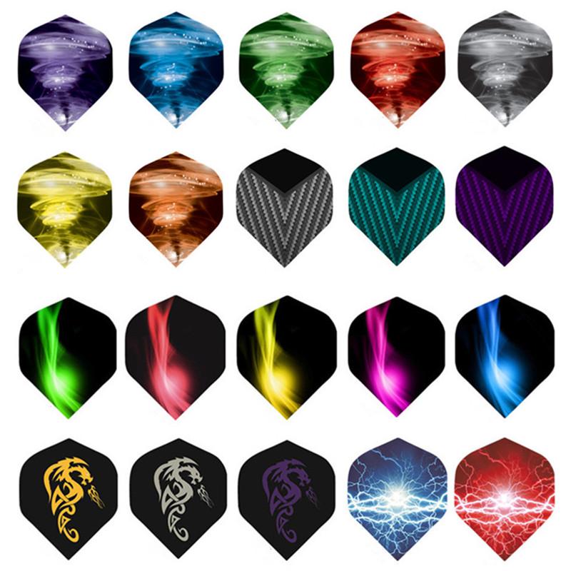 Buy 15Pcs/Set Multiple Styles Colorful Professional Dart Flights Wing ...