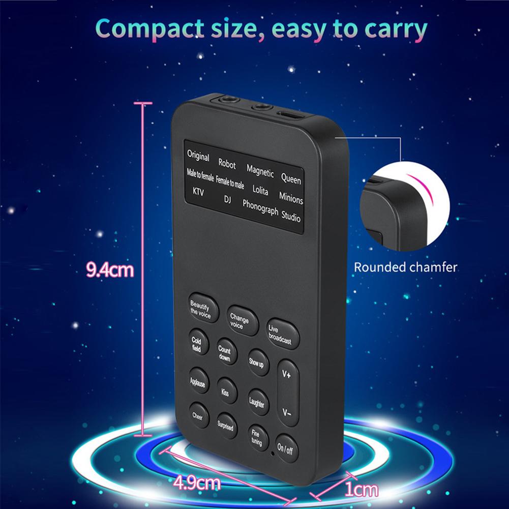 Cheap New Voice Changer Mini Portable 12 Voice Changing Modulator With ...
