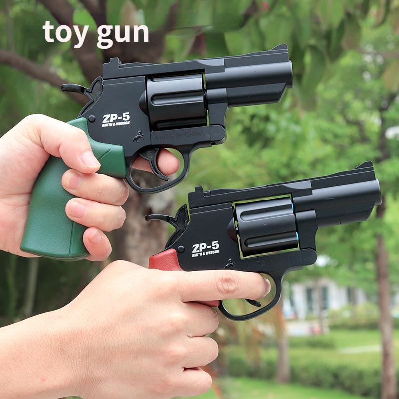 Buy Zp-5 Revolver Shell Throwing Toy Gun Can Launch Revolver Simulation ...