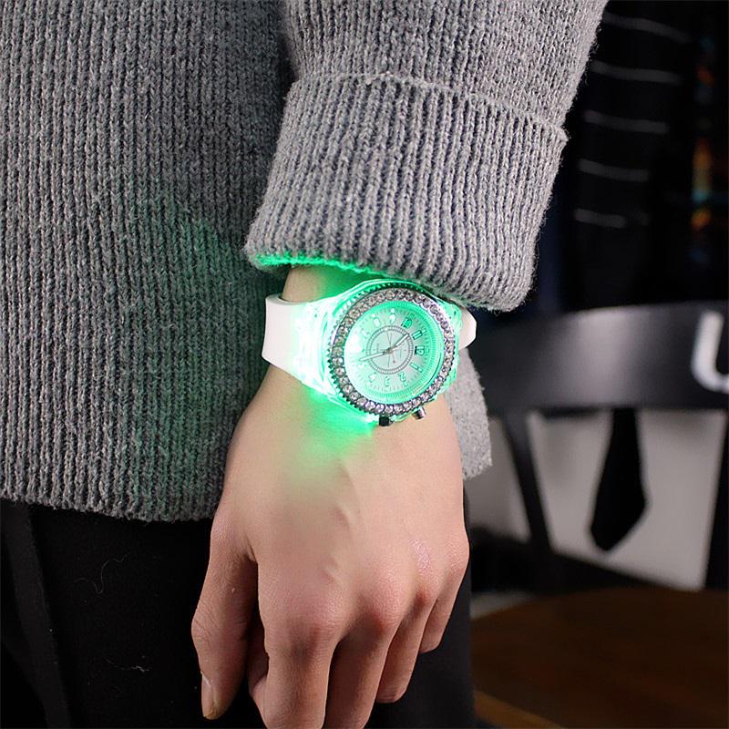 Buy Fashion Women Wrist Watch Sport Waterproof Geneva LED Backlight ...