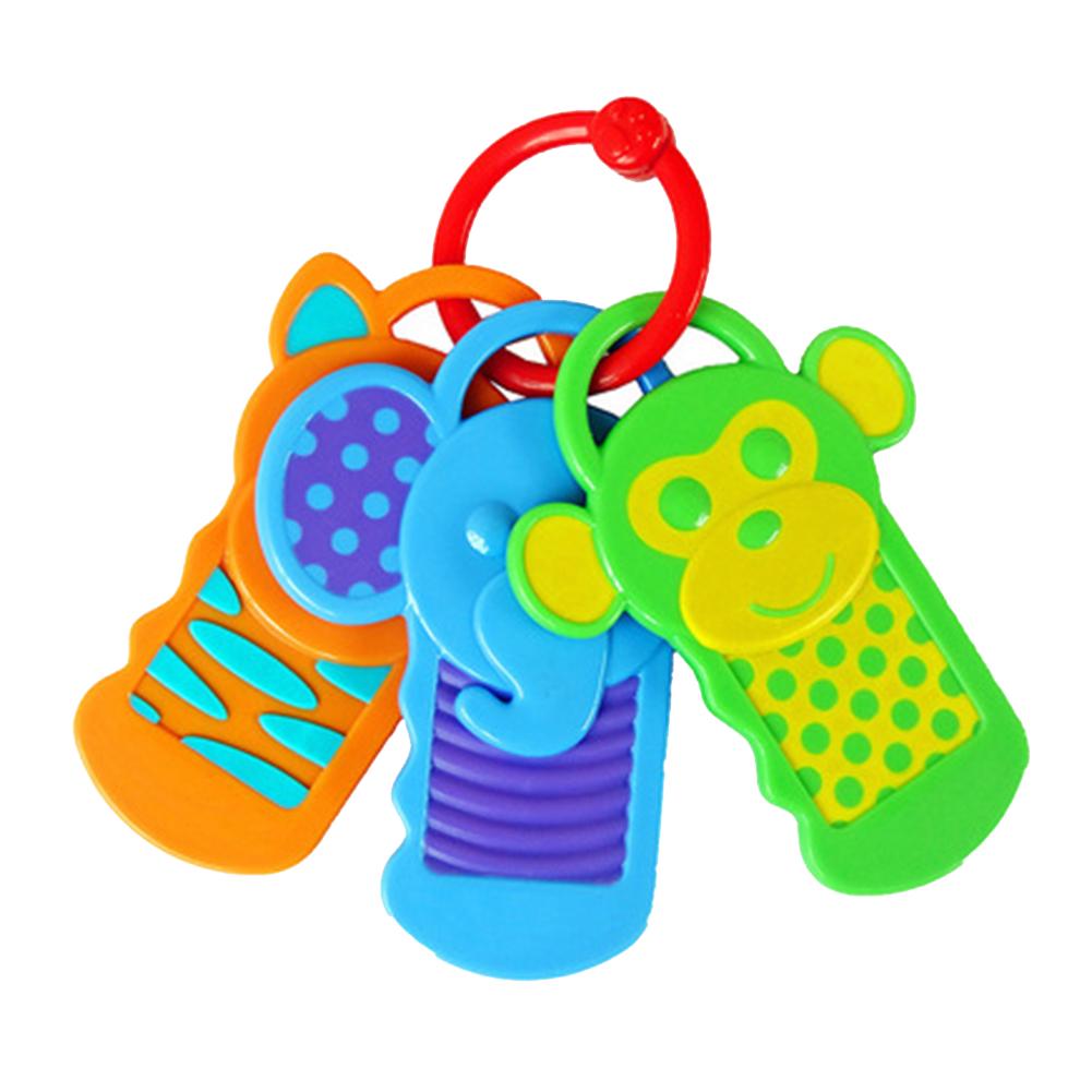 Buy Silicone Teether Baby Safe Teething Key Model Teethers Infant Eco ...