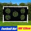 Buy 1.8M 5 Holes Football Training Net Soccer Shooting Practice Batting ...